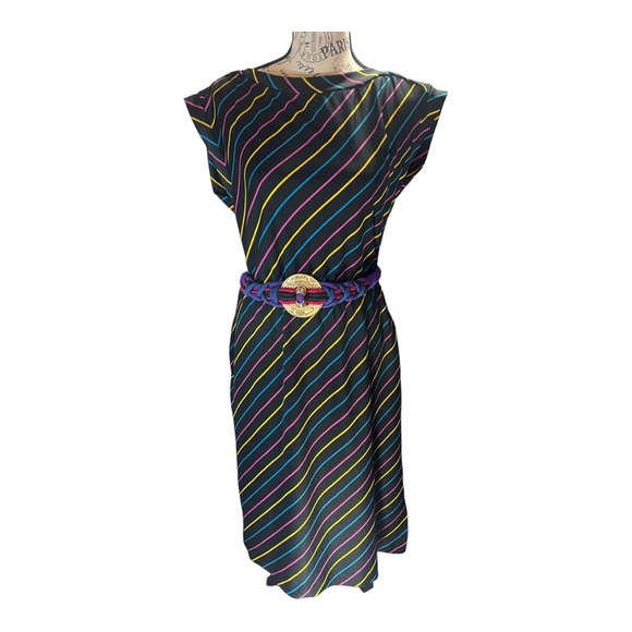 Dresses | Vintage 780s Polyester Dress | Poshmark